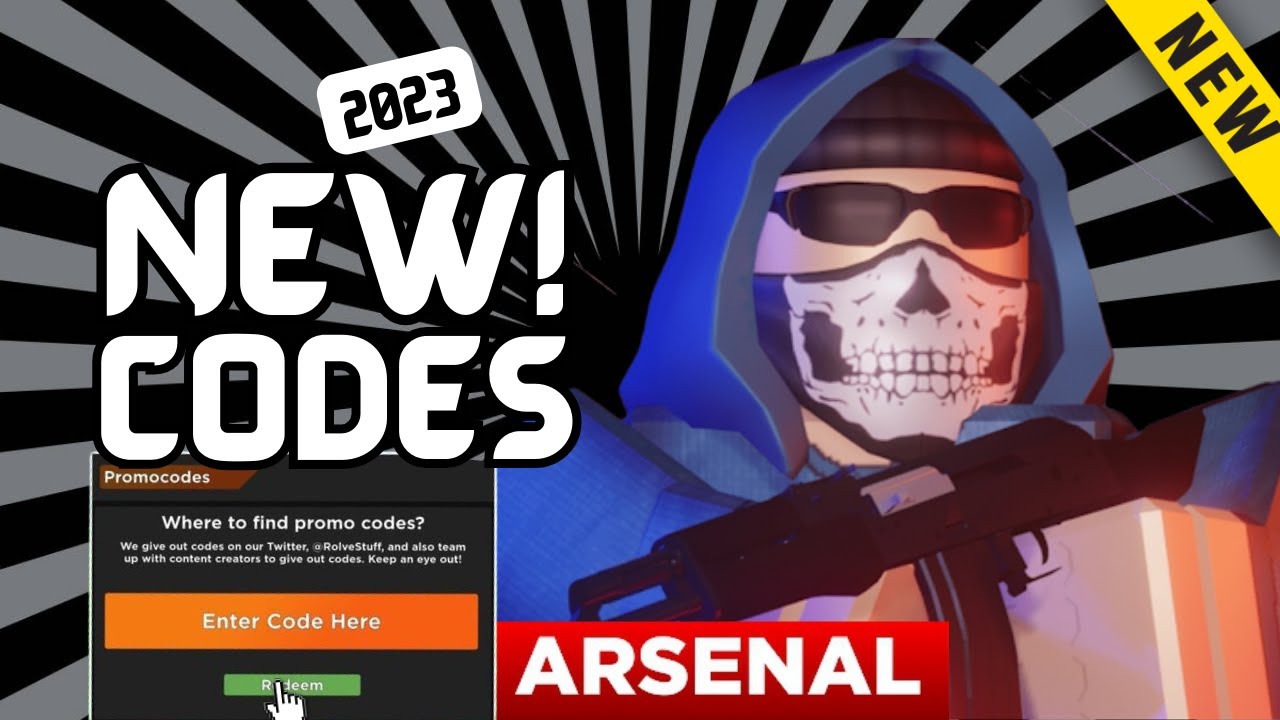 ALL ⚠️ NEW WORKING CODES 2023 | ARSENAL CODES | ROBLOX ARSENAL - YouTube