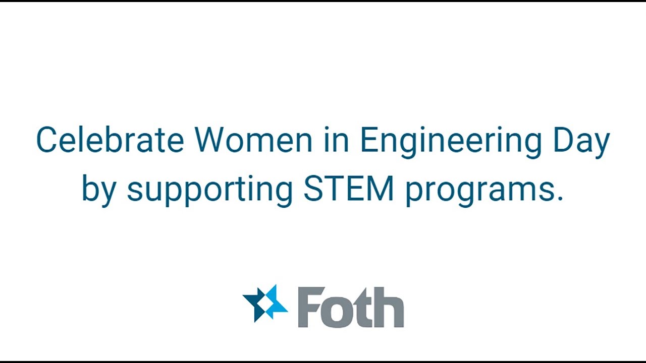 Foth Celebrates Women in Engineering Day - YouTube