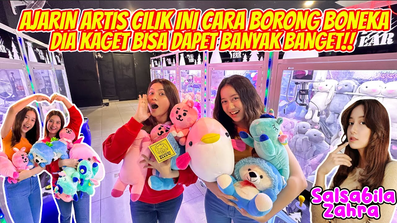 AJARIN ARTIS SINETRON INI TRIK BORONG BONEKA CAPIT!! DIA KAGET ...