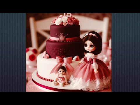 Barbie doll cakes | kinza zia collection - YouTube