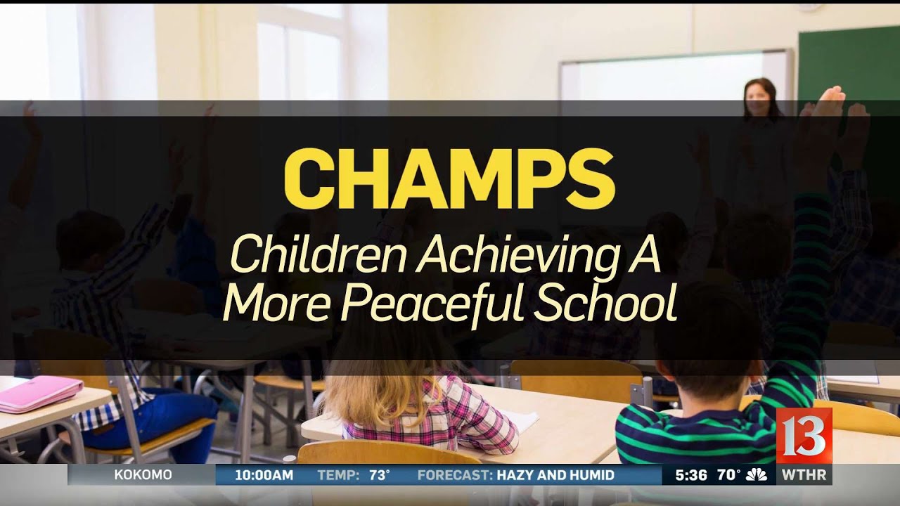 CHAMPS Program at Noblesville elementary schools - YouTube