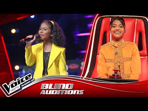 Jithya Barani | Chanda Chamke | Voice Teens Season 03 | Sirasa TV