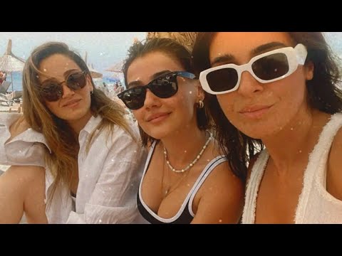 Sevda Erginci ve Gökçe Akyıldız birlikte tatile çıktılar