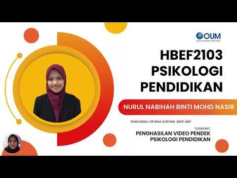 [HBEF2103] Teori Kognitif Oleh Jean Piaget | Psikologi Pendidikan | Tugasan 1 - YouTube