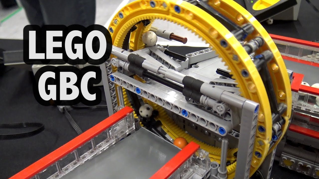 LEGO Great Ball Contraption at Skærbæk Fan Weekend 2018 - YouTube