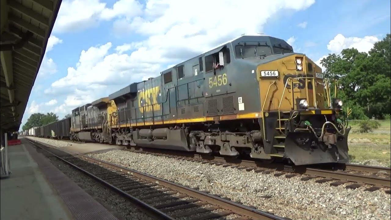 Railfaning Rocky Mount, NC Ft. CSX, Amtrak, Phase 7 P42! - YouTube