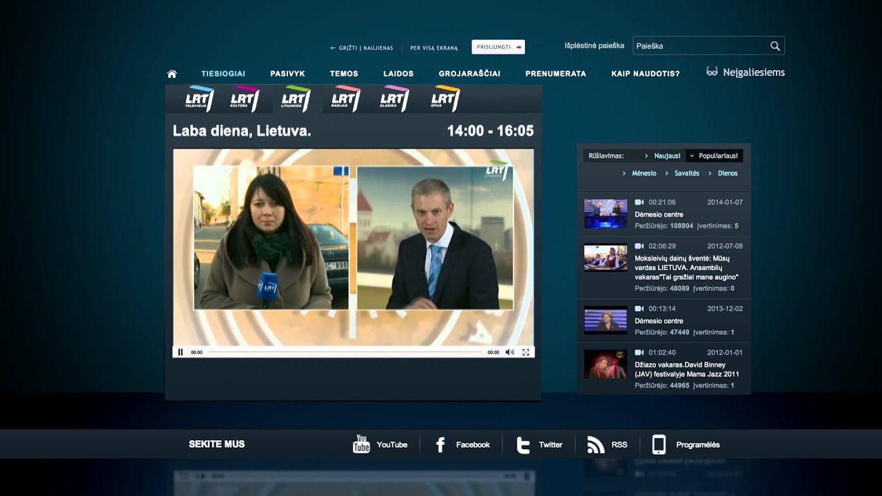 Televizija Internetu 29 Tv Kanalai Nemokamai It Lietuviška Televizija