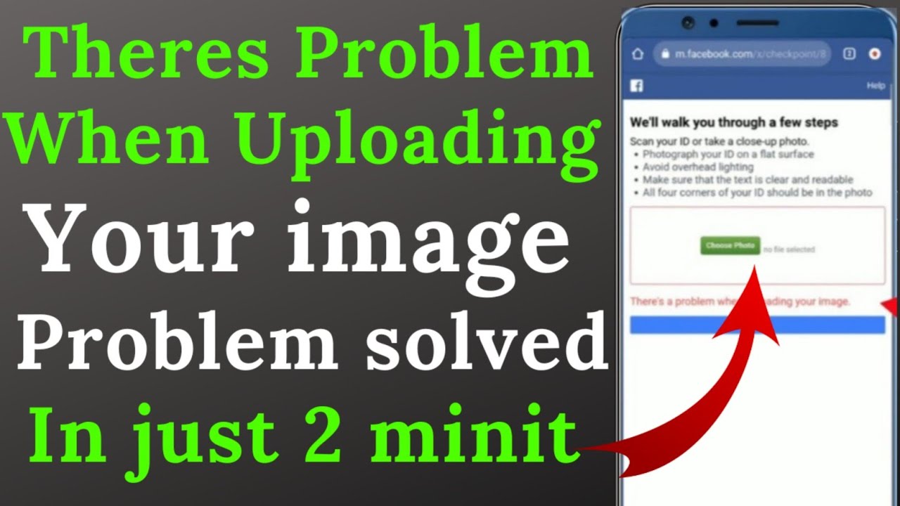 How To Solve There a Problem When Uploading Your Image Facebook Problem ...