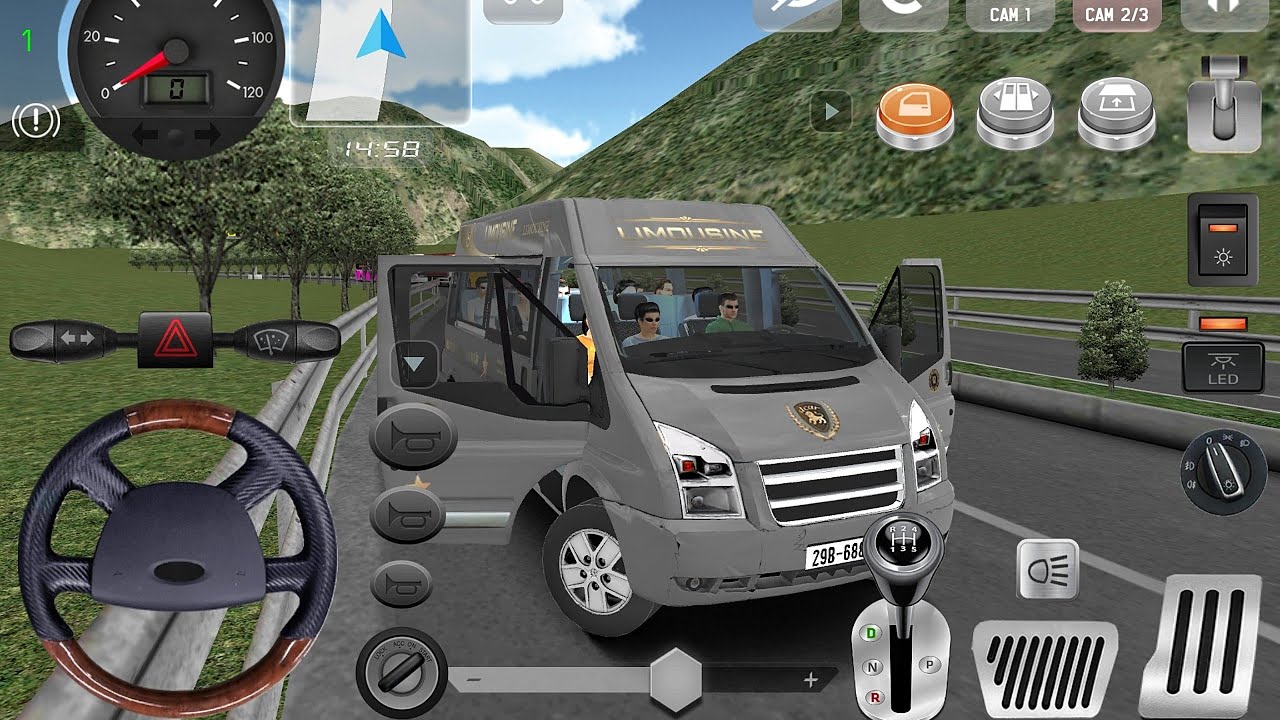 Real Ford Transit Games - City Coach Bus Highway Driving 2 - Minibus ...