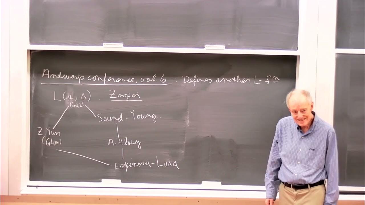 Lecture 28 | Automorphic Forms and Representation Theory: an introduction to the Langlands ...