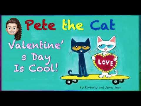 Pete the cat, Valentine’s Day is Cool | Sing Along Book Compilation ...