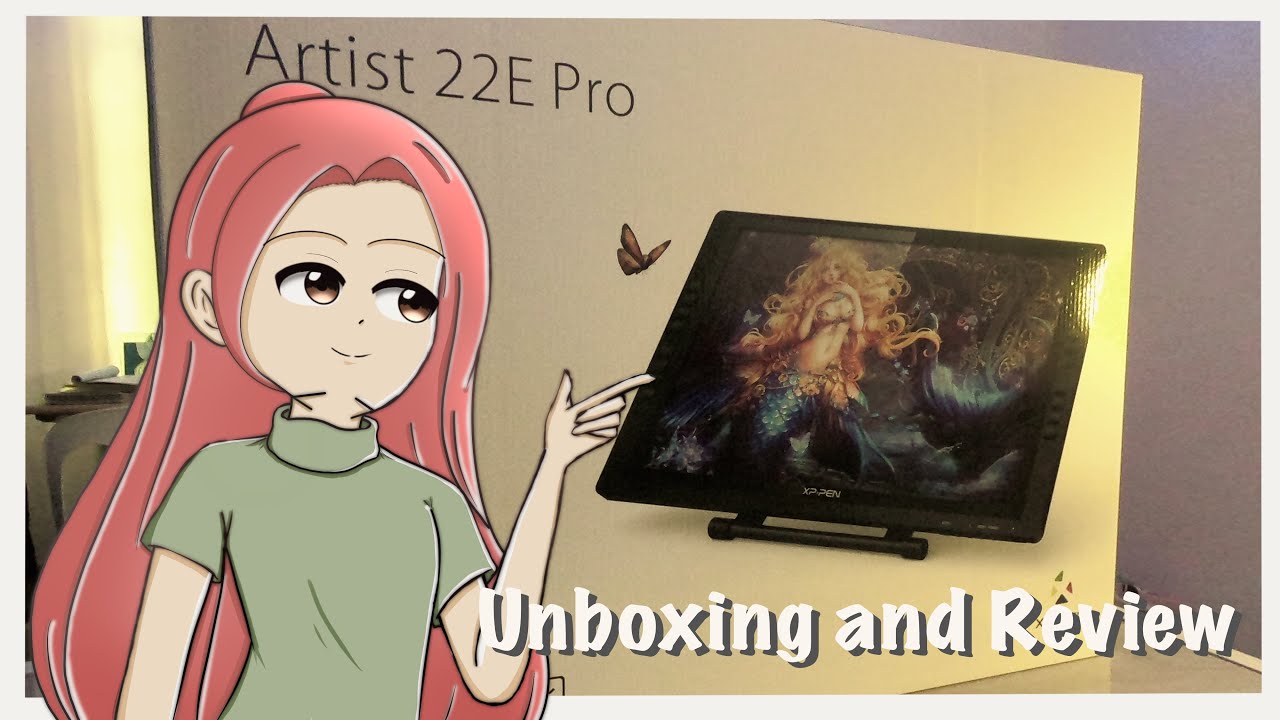 Xp pen Artist 22e Pro Unboxing and Review - YouTube