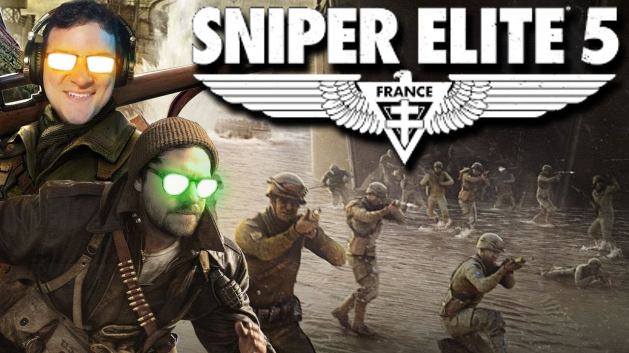 BIG GUNS & BETTER FOOD! (Sniper Elite 5 Co Op Moments w/ Terovr ) - YouTube