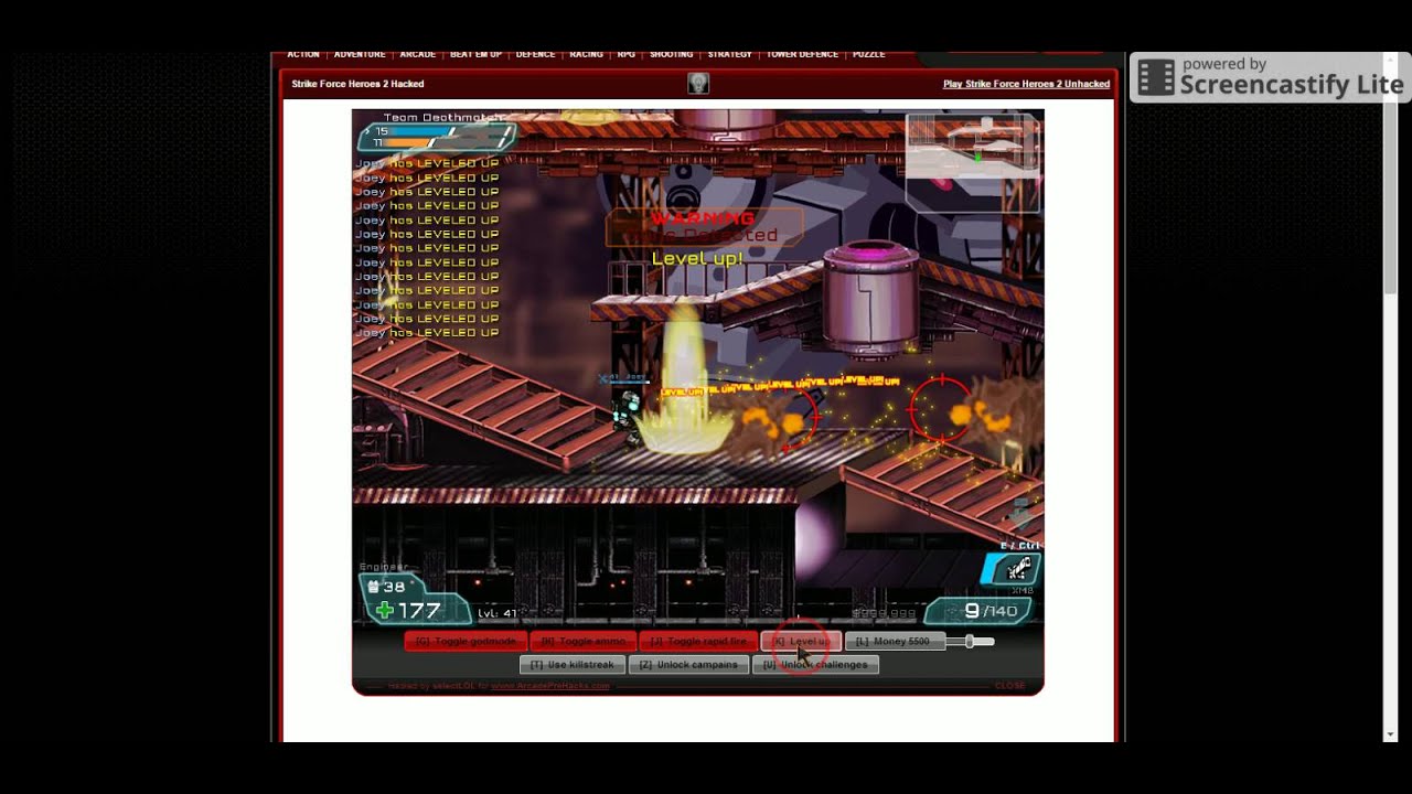 Play Strike Force Heroes 2 Hacked! - YouTube