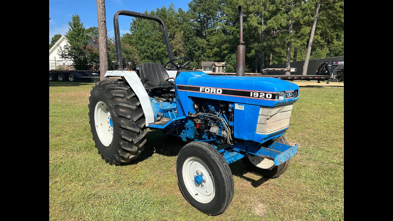 Ford 1920 2WD Utility Tractor (2,255 Hours) - YouTube