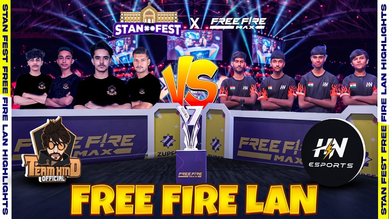 Free Fire Cs Lan Tournament Highlights🏆Ft KD god| Team Hind vs HN Esp ...