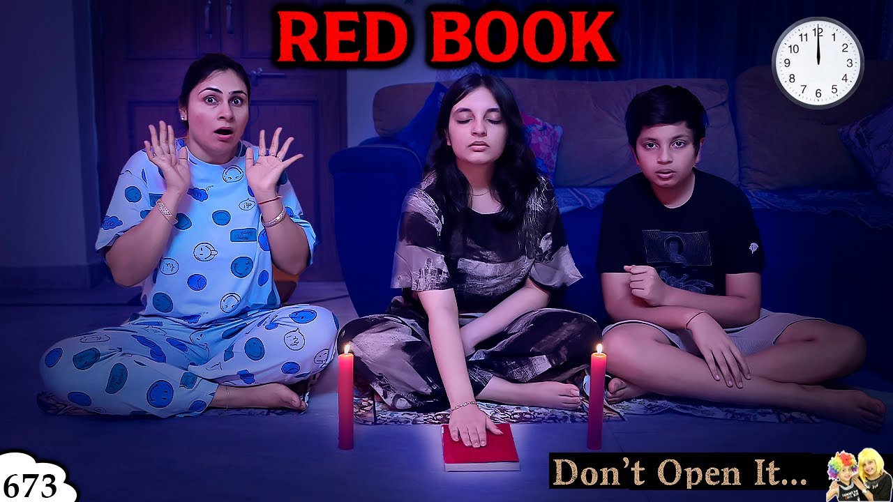 RED BOOK | Family Horror Game at 12 Midnight | Horror Comedy | Aayu and ...