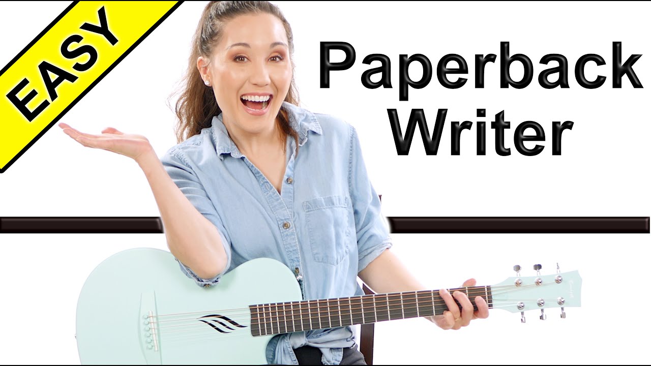 EASY 2 Chord Song - Paperback Writer - The Beatles Guitar Tutorial ...