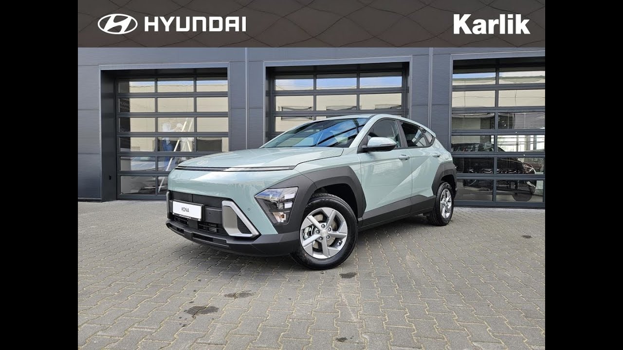 NEW Hyundai Kona MT Smart Comfort Mirage Green - YouTube