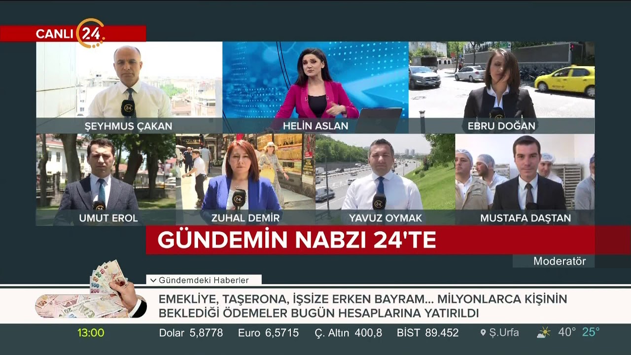 24 TV MODERATÖR HELİN ASLAN 31.05.2019 - YouTube