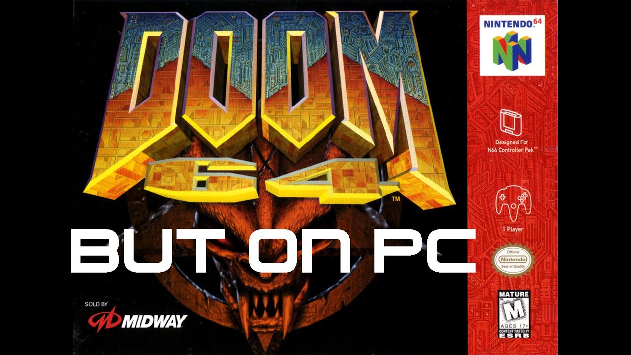 DOOM 64 EX+ Day 2 - First Play of the spooky Doom game - YouTube