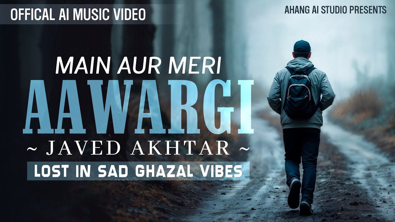 Main Aur Meri Awargi (Sad Urdu Ghazal) | AI-Version | Javed Akhtar ...