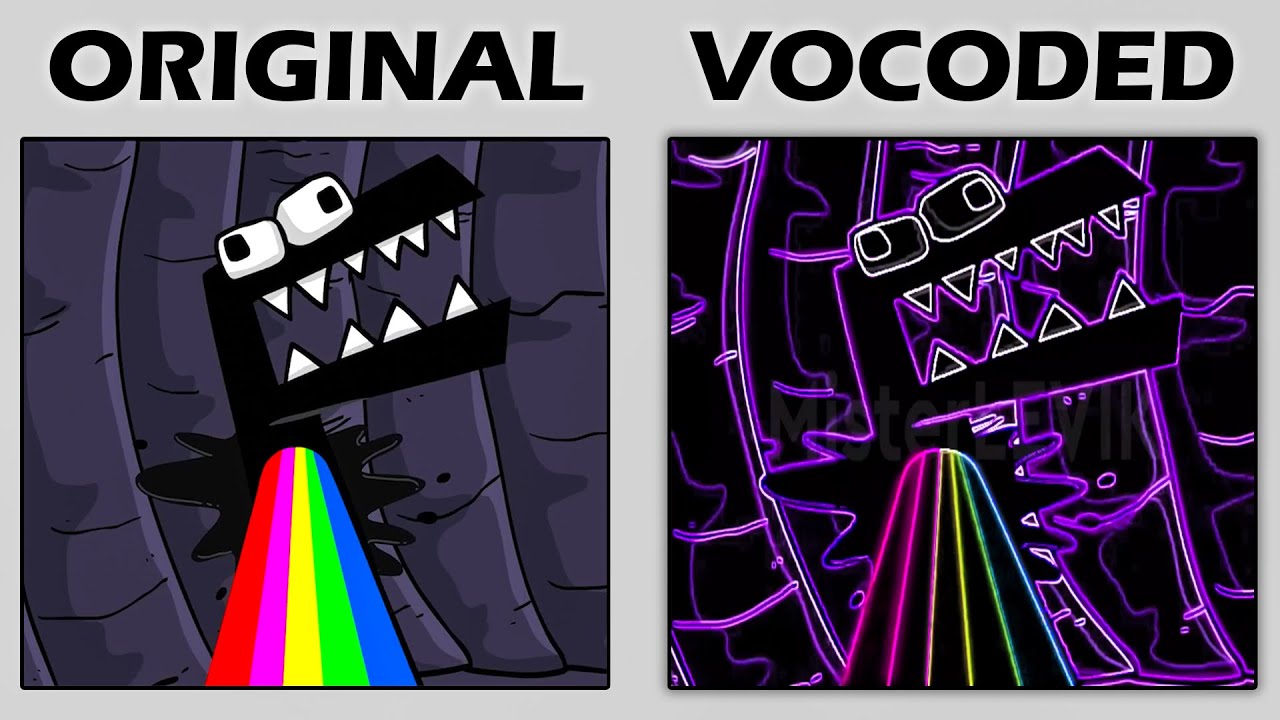 ORIGINAL vs Vocoded to Gangsta's Paradise Alphabet Lore (by MisterLEVIK ...