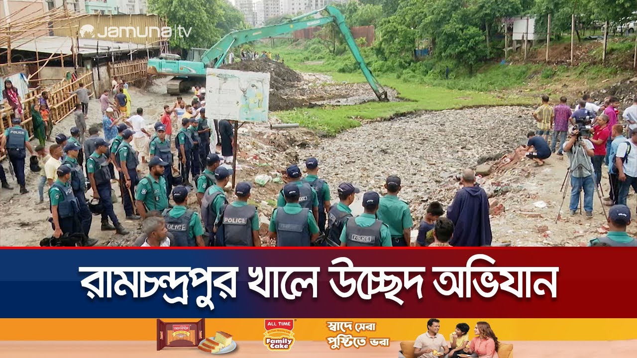 তৃতীয় দিনের মত সাদিক এগ্রো'র দখলকৃত খাল উদ্ধারে ডিএনসিসির অভিযান ...
