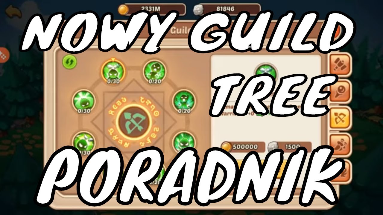 GUILD PORADNIK NOWY GUILD TECH TREE W IDLE HEROES - YouTube