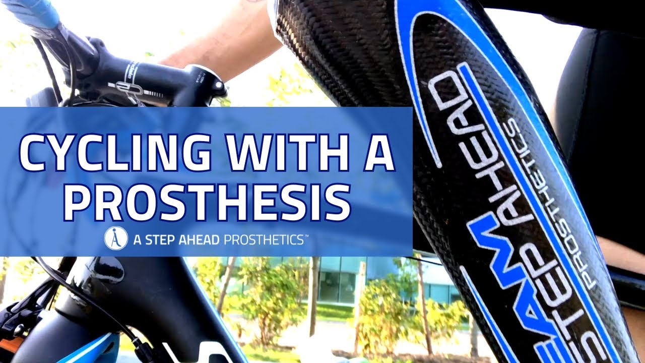 Below Knee Amputee Cycling with High Activity Prosthesis - YouTube
