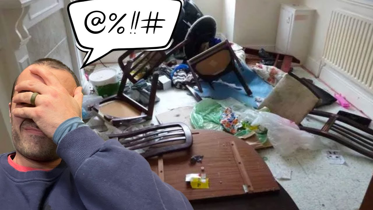 I evicted my tenants and they TRASHED MY HOUSE - YouTube