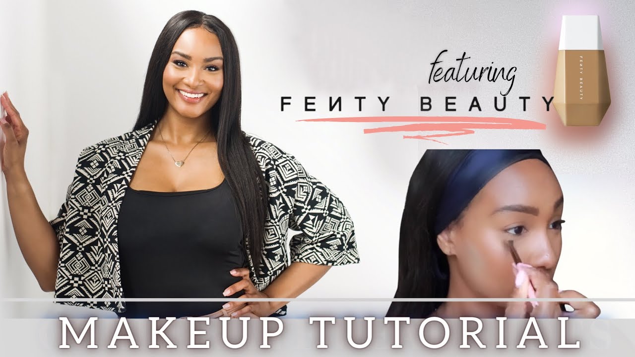 📸 Simple Everyday Makeup Tutorial for Photoshoots | Using FENTY SKIN ...