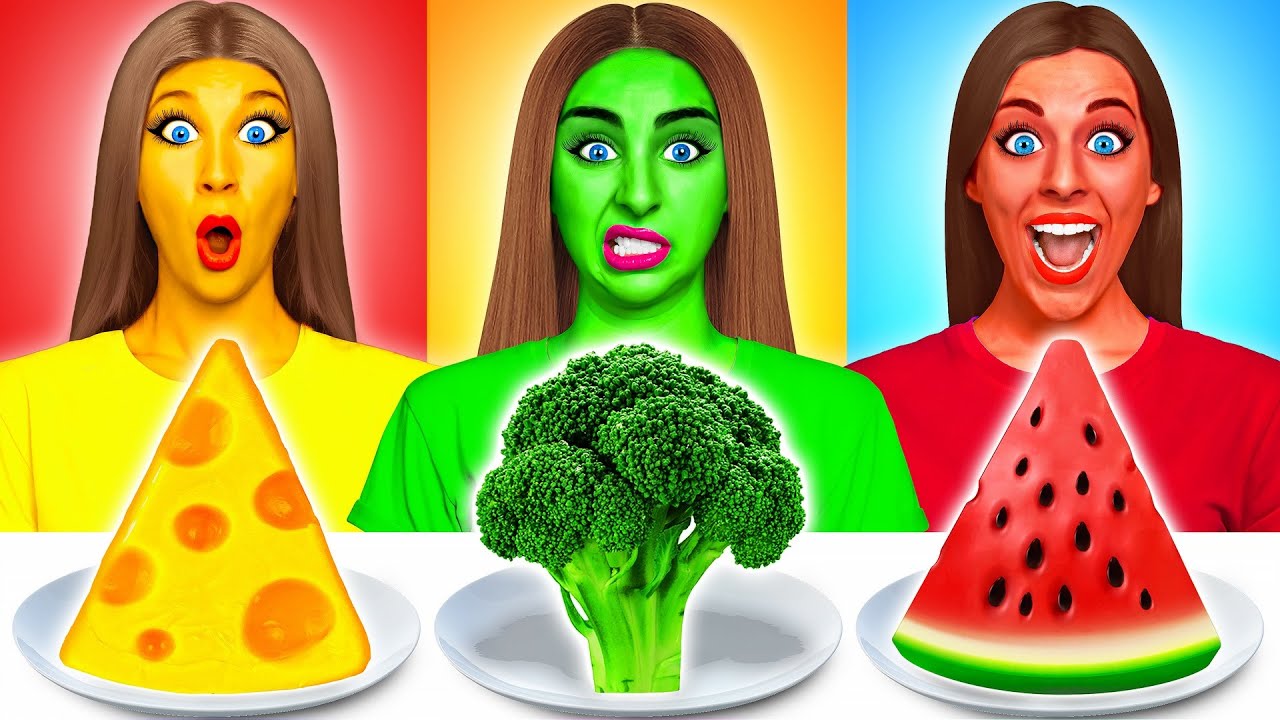 Food of The Same Colors Challenge | Funny Challenges by Multi DO Food ...