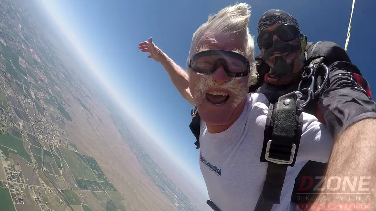ALLEN COBURN's DZONE Tandem skydive at Skydive Idaho! - YouTube
