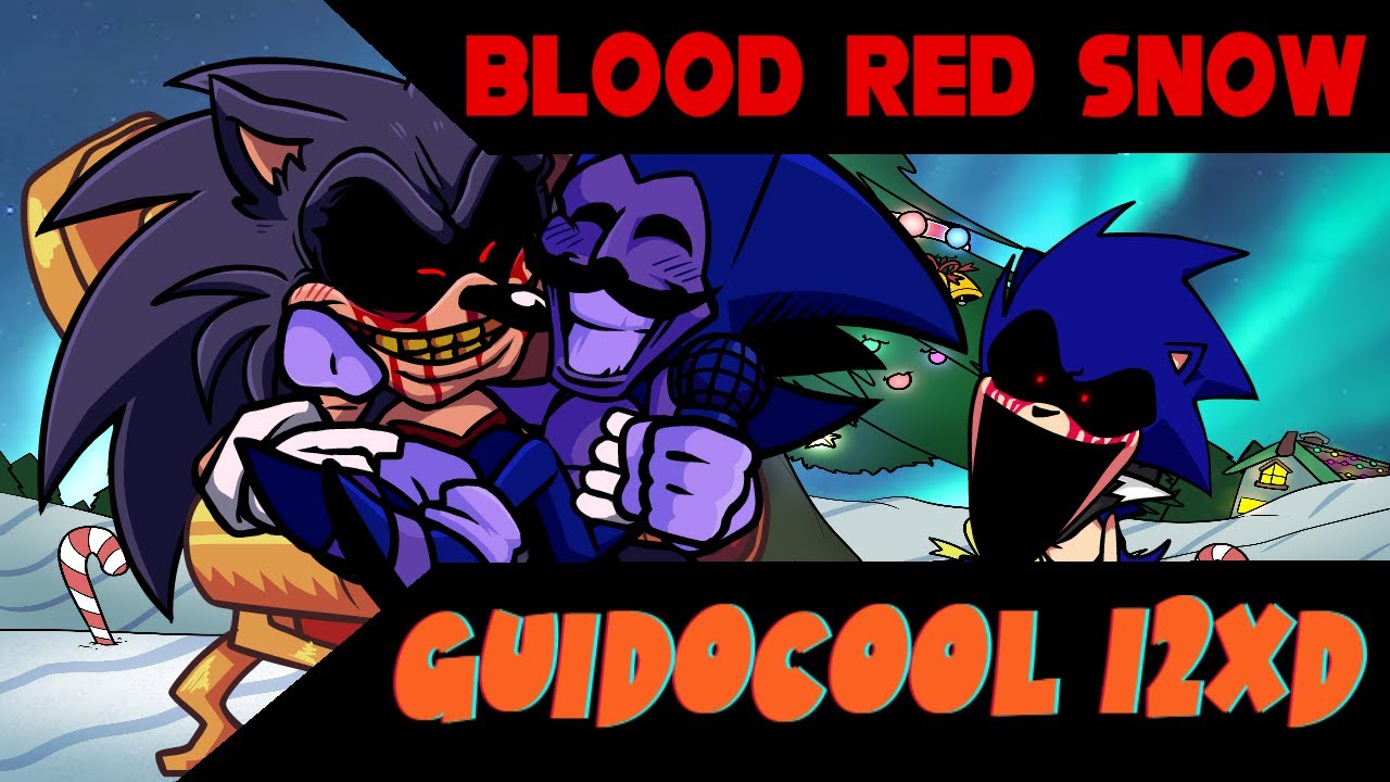 Blood Red Snow but Everyone Sing it l My Cover FNF MODS (navidad) - YouTube
