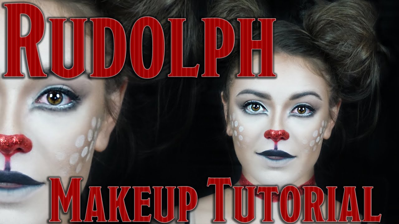 Rudolph Makeup Tutorial! Adorable Christmas Makeup Look! - YouTube