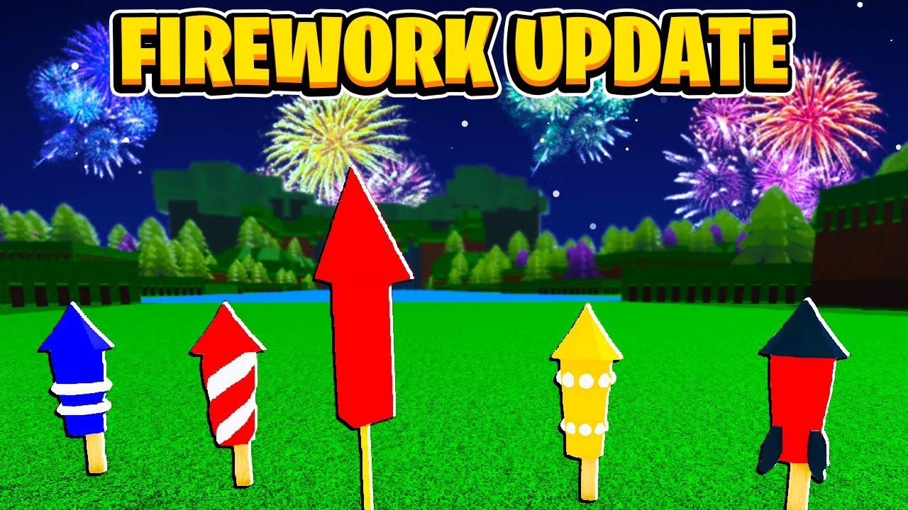 NEW FIREWORK UPDATE In Build A Boat For Treasure Update In Roblox - YouTube