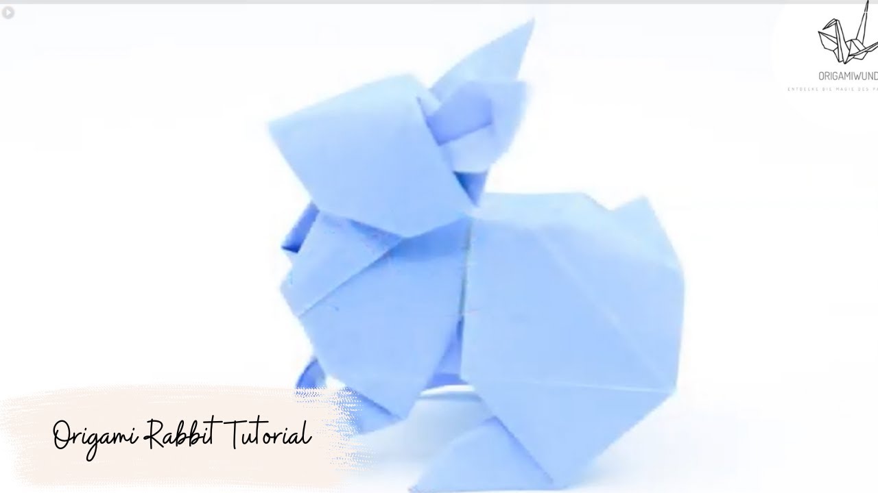 Origami Rabbit Tutorial: How to Fold an Adorable Paper Bunny 🐇📏 - YouTube