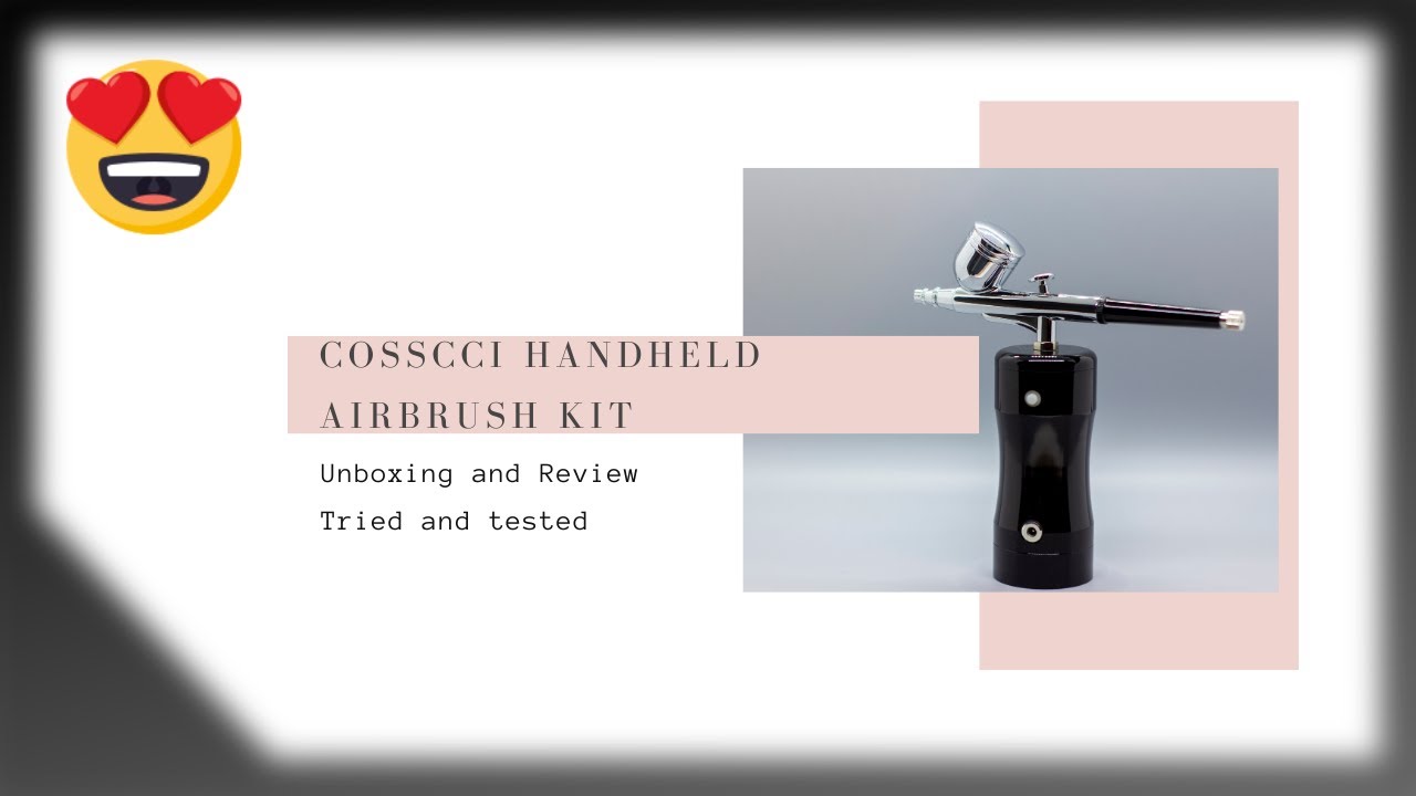 COSSCCI Handheld, Portable Mini Air Brush Spray Gun with Compressor Kit ...