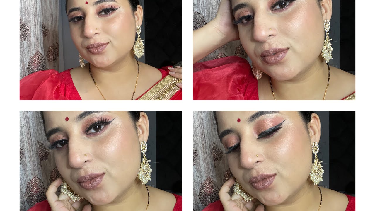 GRWM|| Ft. Teej makeup look || Minimal look || Teej 2023 ||Subtle teej ...