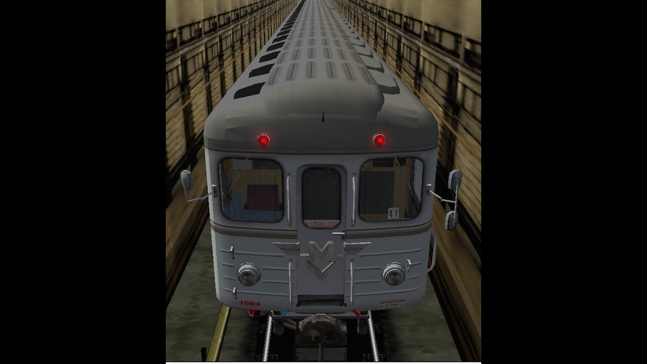 MSTS - Pražské metro Ečs [HD] - vylepšený model - YouTube