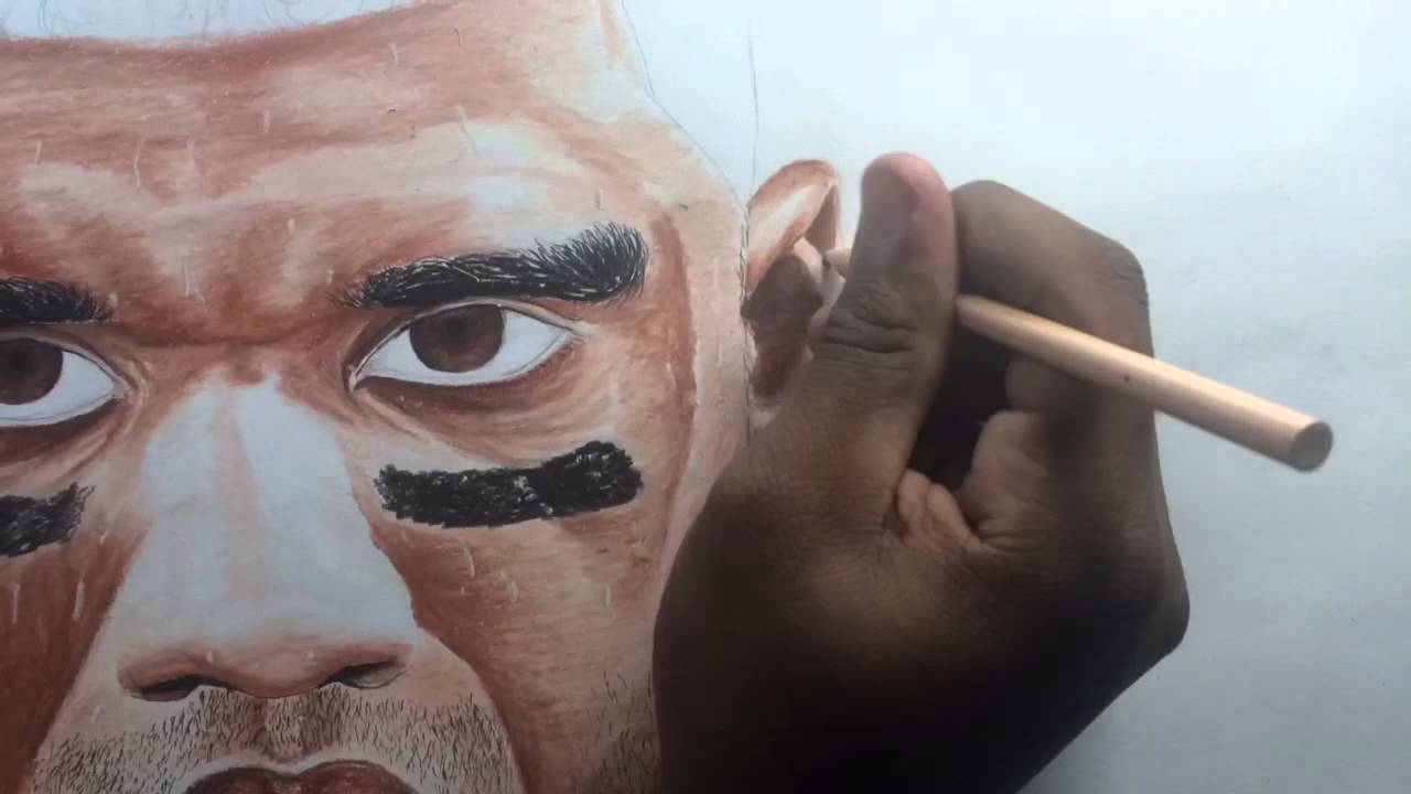 36. Drawing Russell Wilson Pt.12 - YouTube