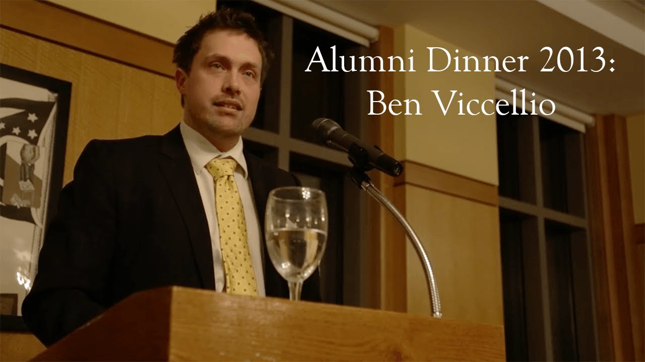 Kenyon Alumni Dinner 2013: Ben Viccellio - YouTube