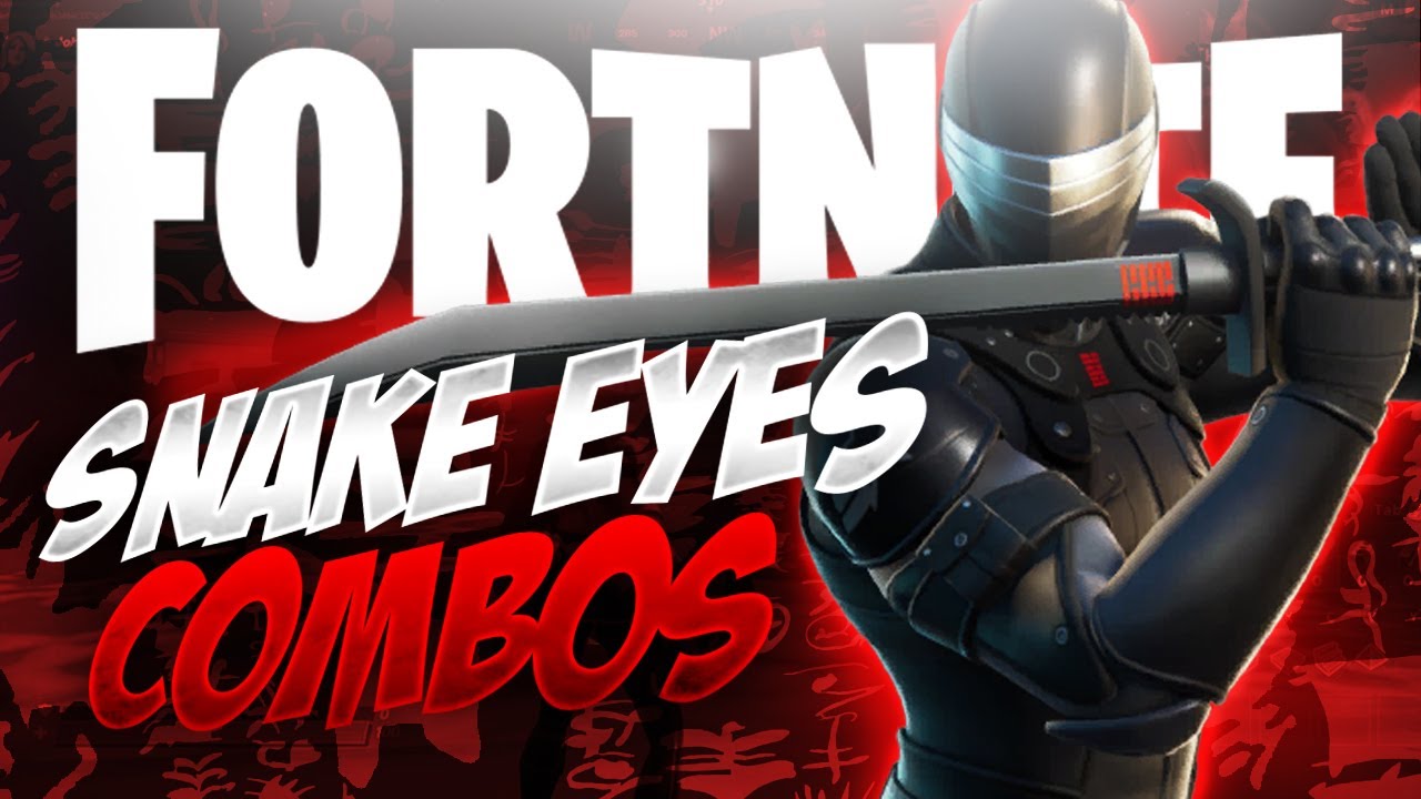 Top 4 SNAKE EYES SKIN COMBOS #22 | FORTNITE | GTC GAMER - YouTube