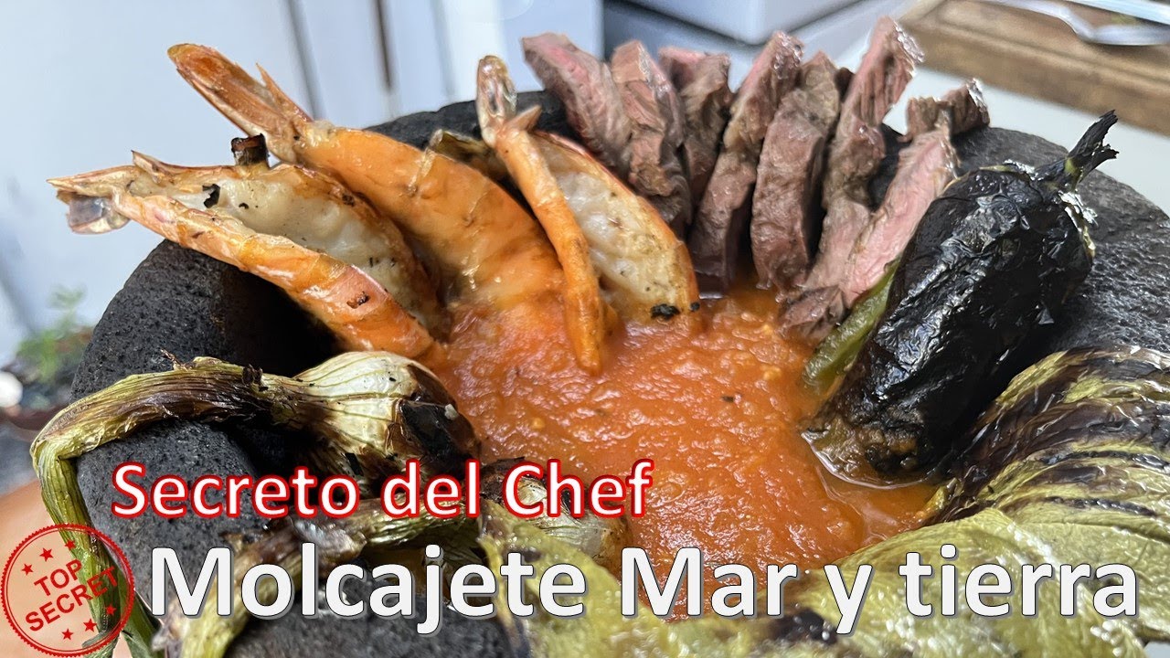 Secretos del Chef, Molcajete mar y tierra platillo más vendido en ...