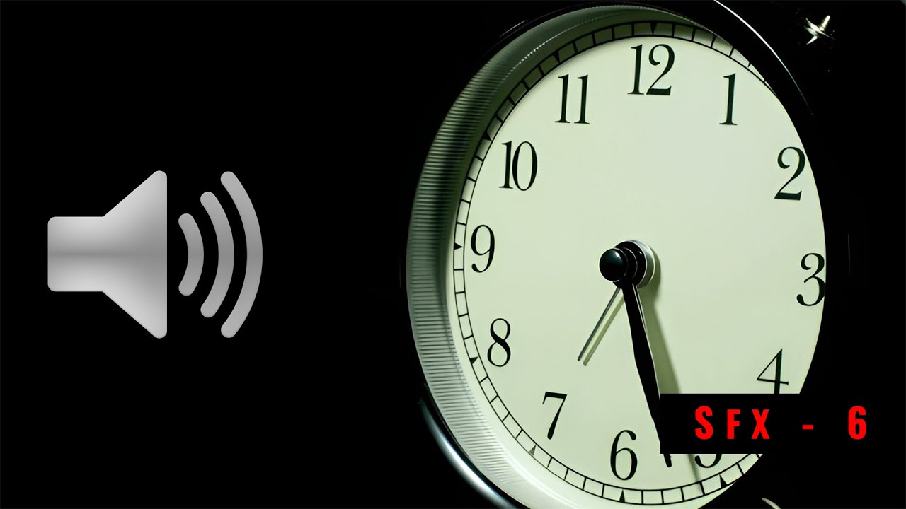 Ticking Clock Sound Effect 6 - YouTube