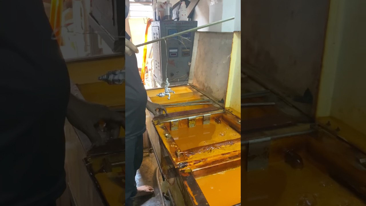 Krishna (Laddu Gopal) getting LL Gold Electroplated by Hira Electroplating / Plating +91 70458 ...