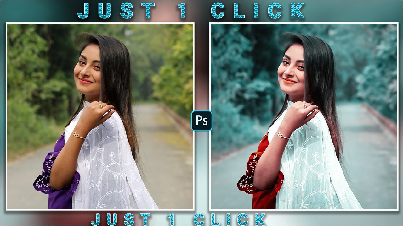 Photoshop action effect free download Only 1 Click Photo Editing JONAED ...