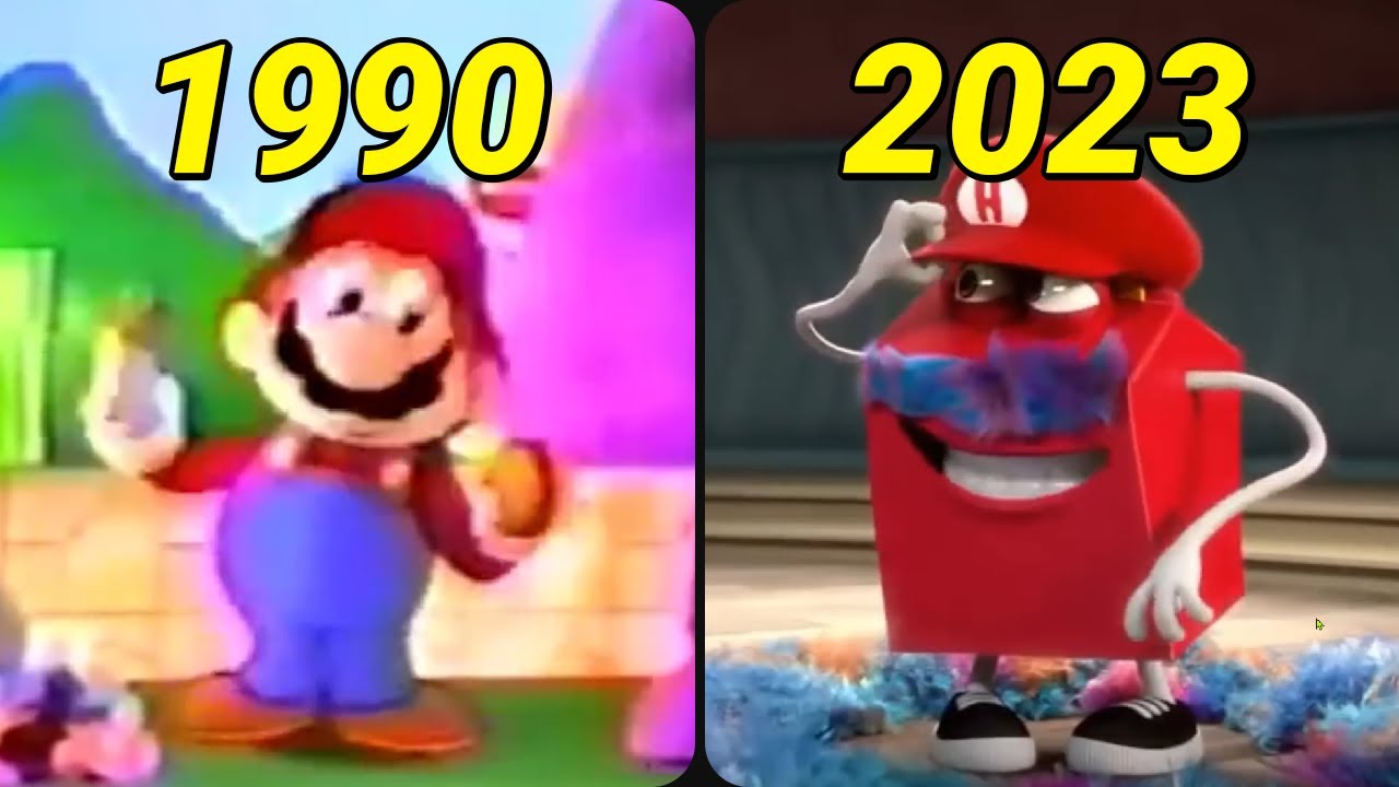 The Evolution of Super Mario McDonald's Ads (1990-2023) - YouTube