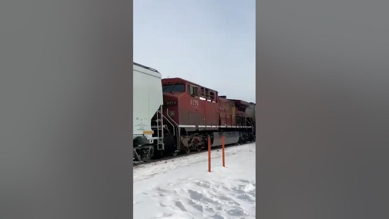 CP 8570 Mid DPU #train #canadianpacificrailway #railroad #cptrain #railway #cprail #railfaning ...